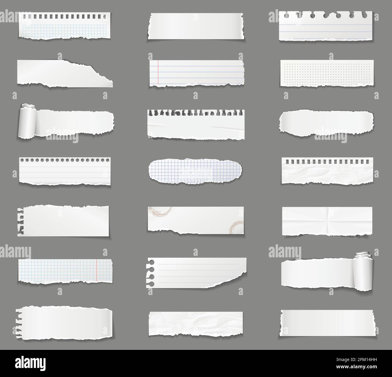 Torn paper edges Stock Vector Images - Alamy