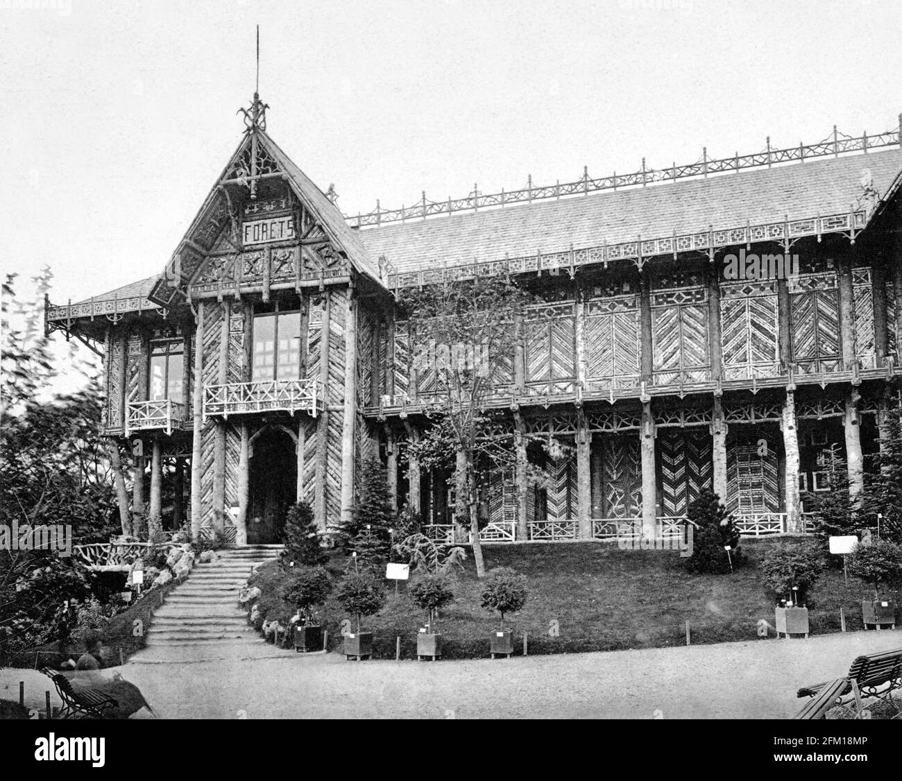 Pavilion universal exposition france world fair exhibition hi-res stock ...