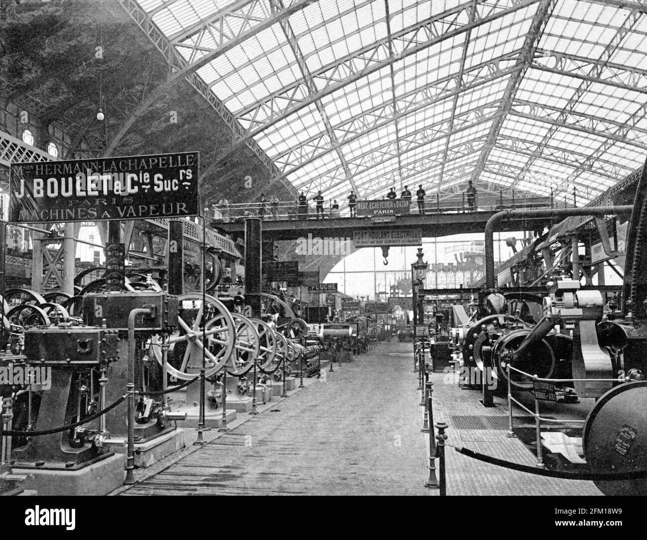 Paris exhibition 1889 machinery hall hi-res stock photography and ...