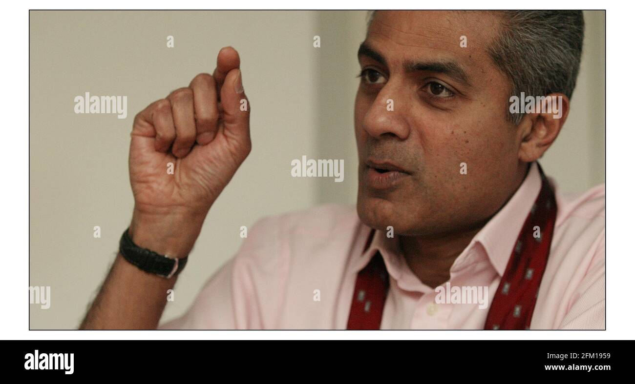 George Alagiah....BBC news anchor.pic David Sandison 3/3/2004 Stock ...