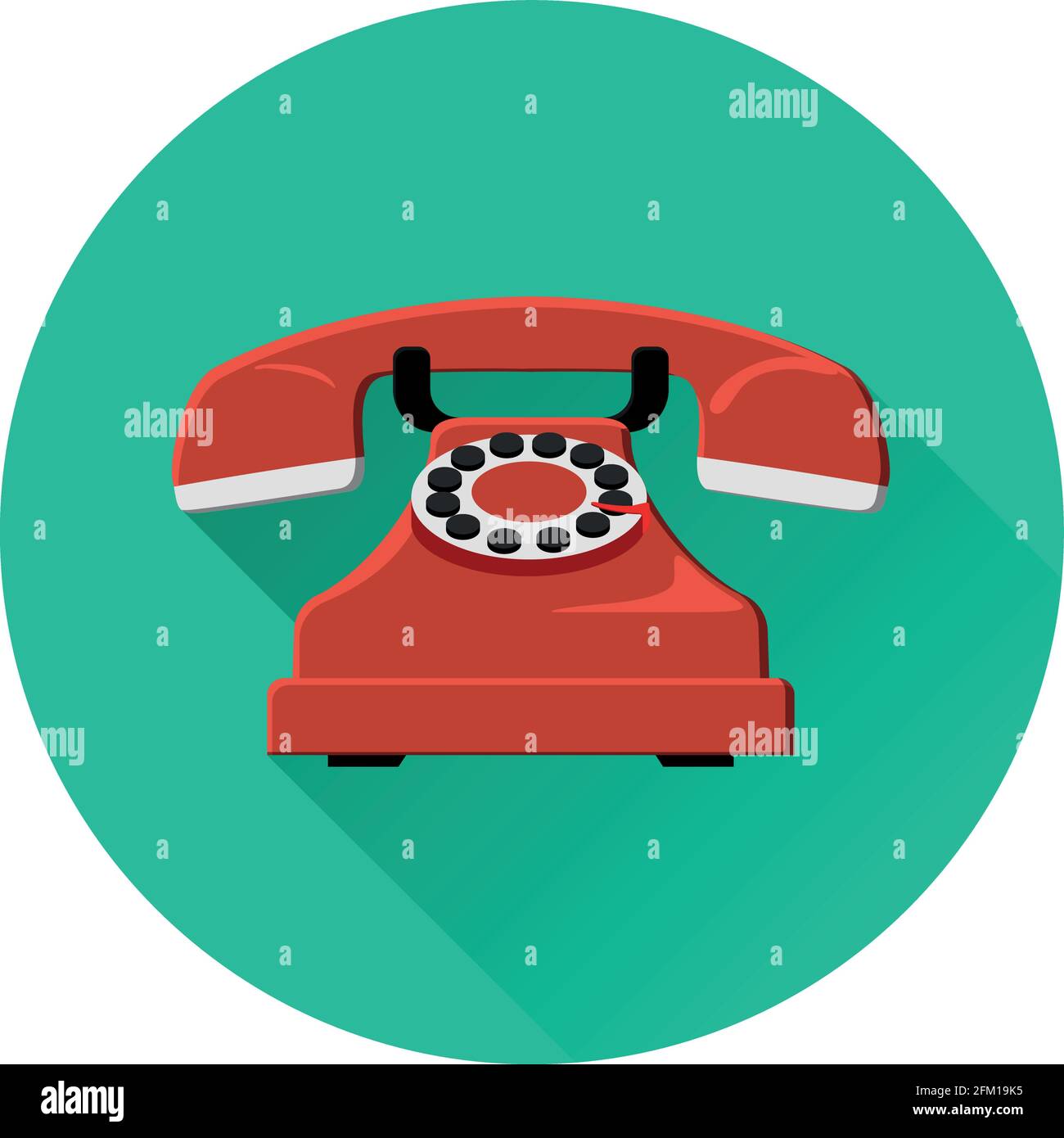 Illustration of retro phone icon design concept Stock Vector Image ...