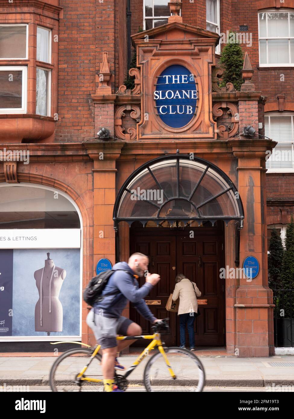 The Sloane Club, private members club, central London Stock Photo - Alamy