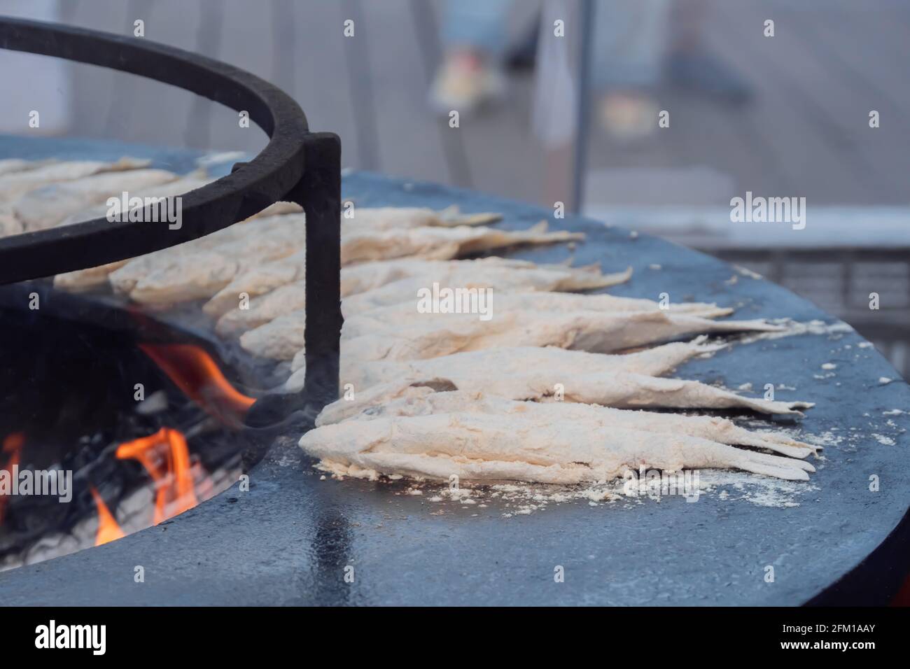 Process cooking european smelt fish hi-res stock photography and images ...