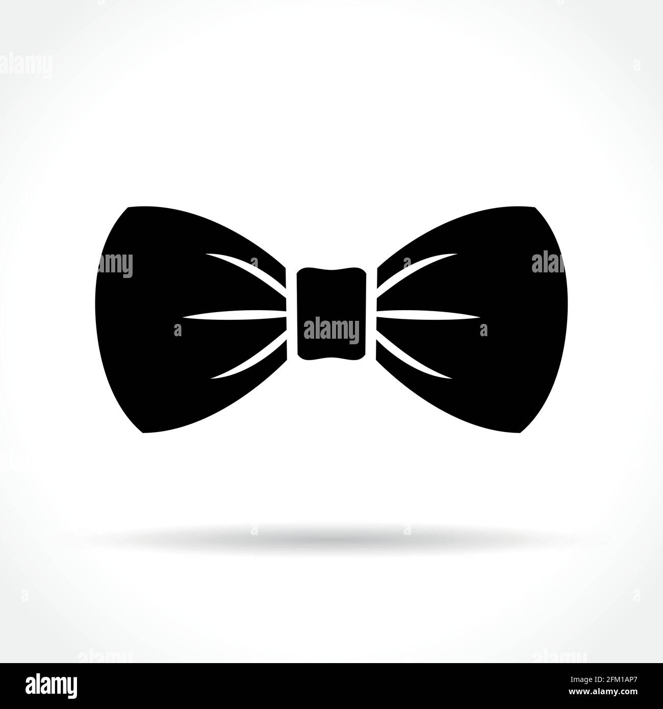 Illustration of bow tie icon on white background Stock Vector Image ...