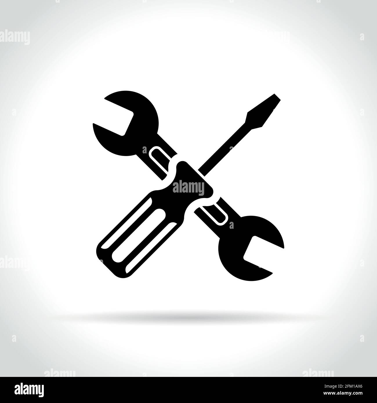 Settings logo Stock Vector Images - Alamy