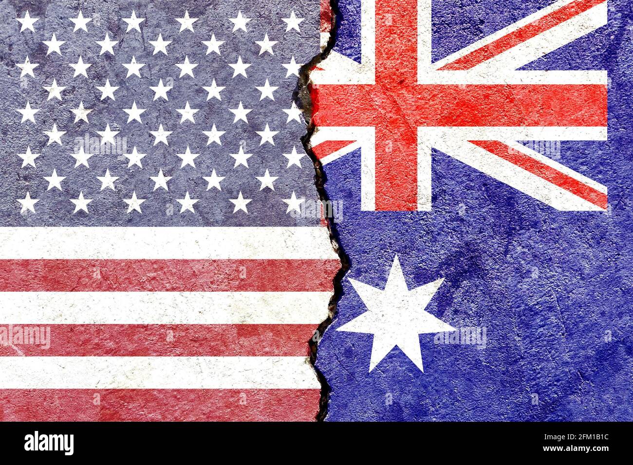United states australia flag hi-res stock photography and images - Alamy