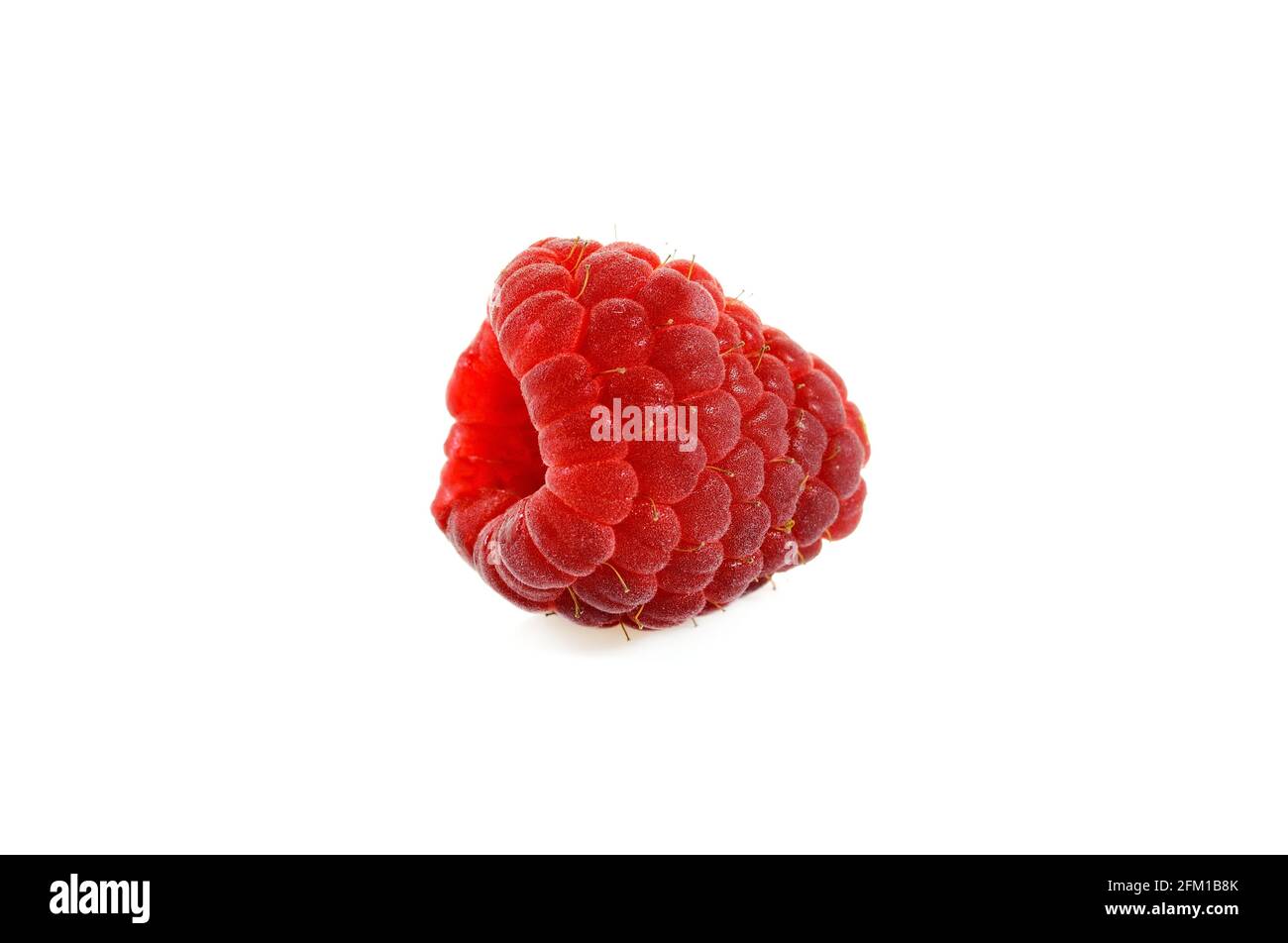 Raspberry isolated on white background Stock Photo - Alamy