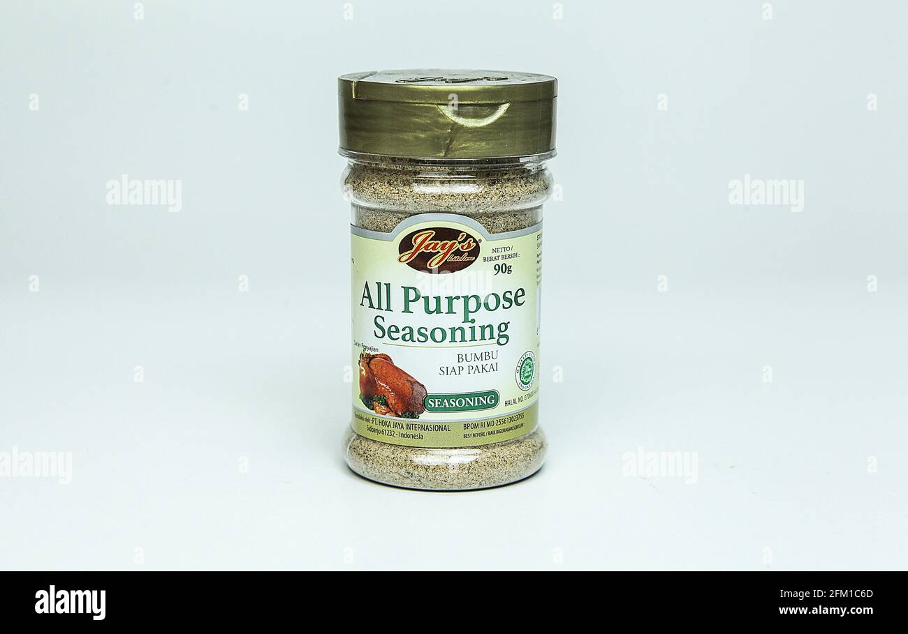 a bottle all purpose seasoning Stock Photo - Alamy