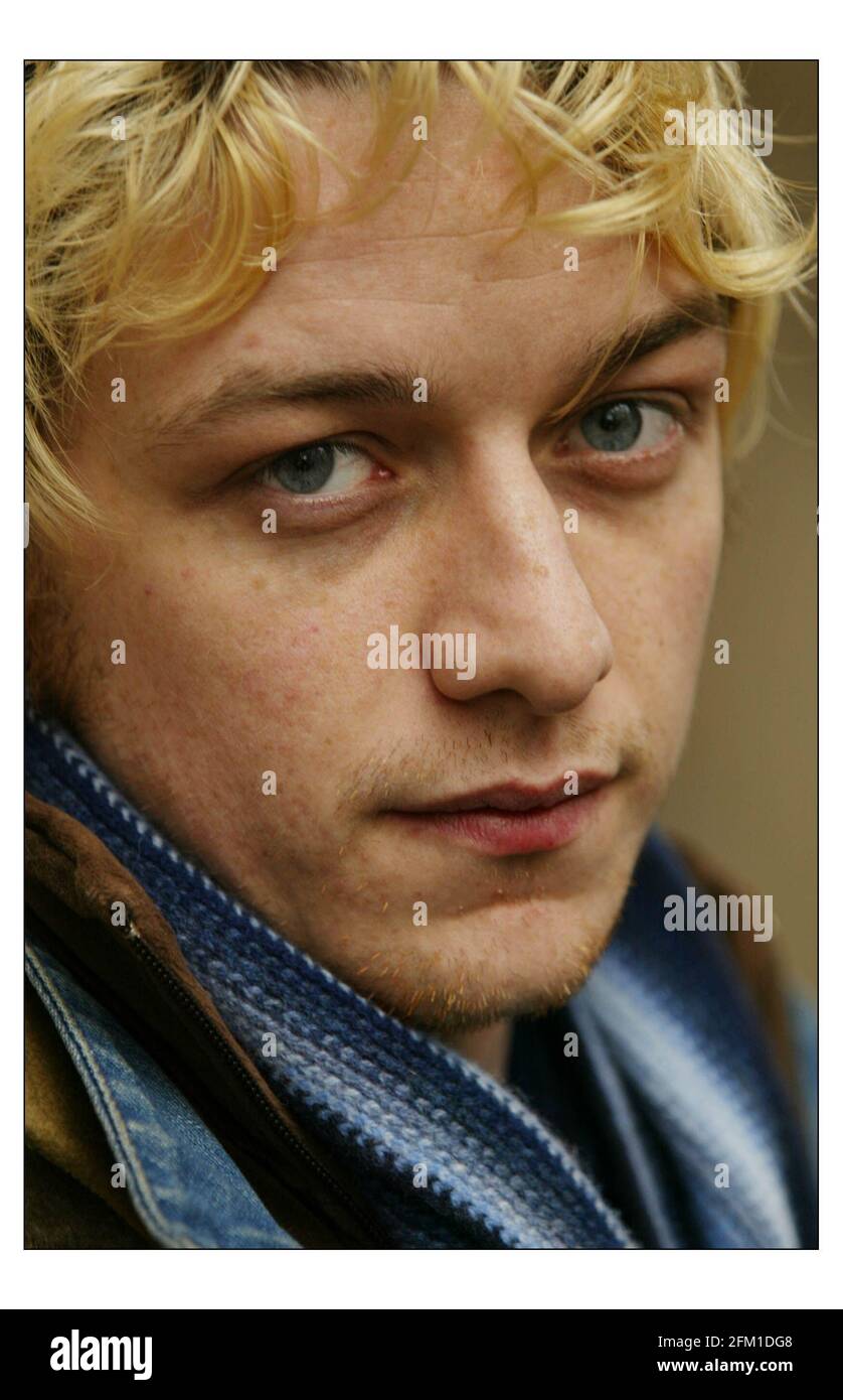 James McAvoy......actor in London.pic David Sandison 20/1/2004 Stock ...