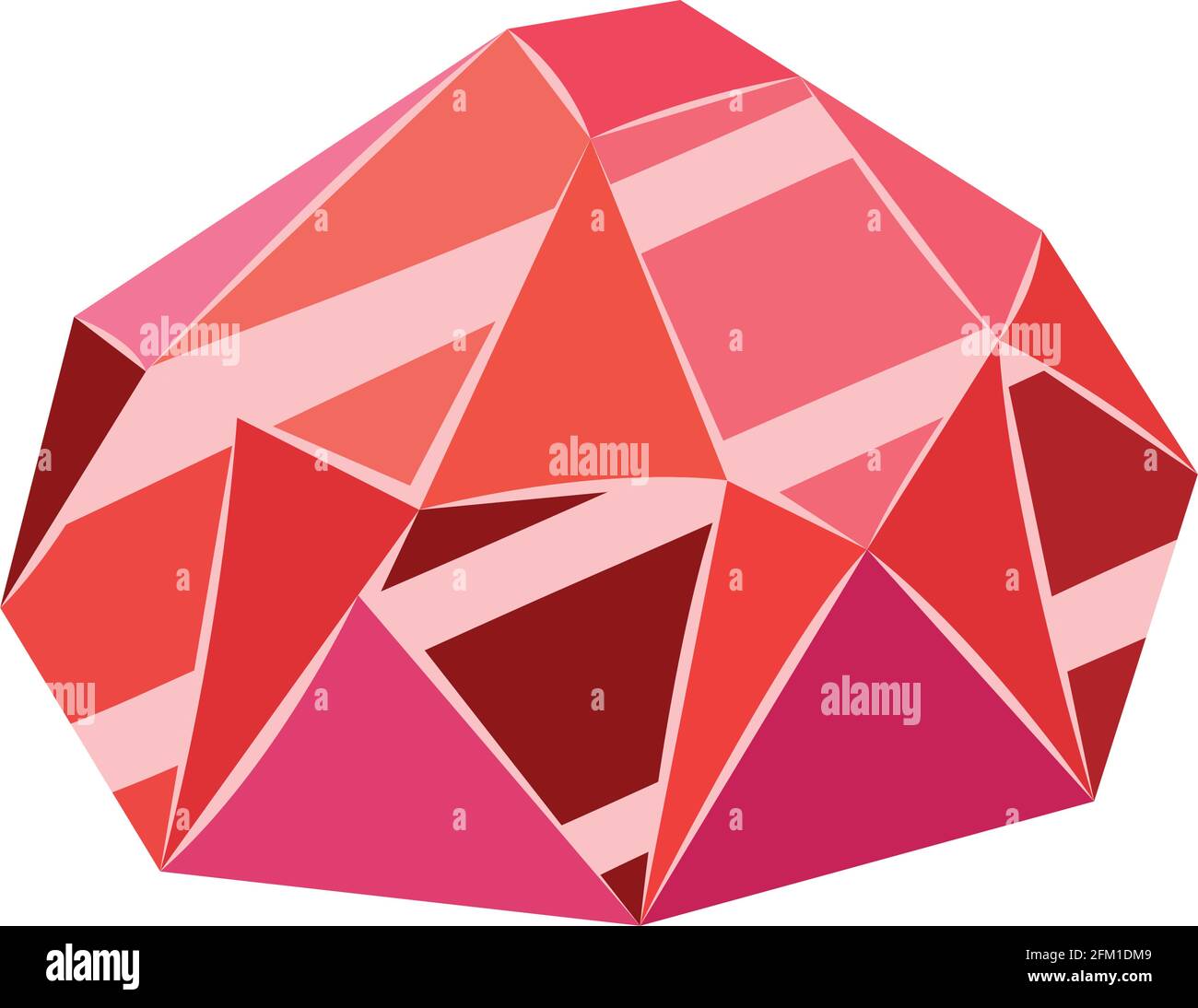 red ruby icon Stock Vector Image & Art - Alamy