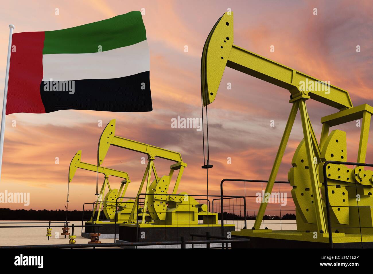 United arab emirates oil rig hi-res stock photography and images - Alamy