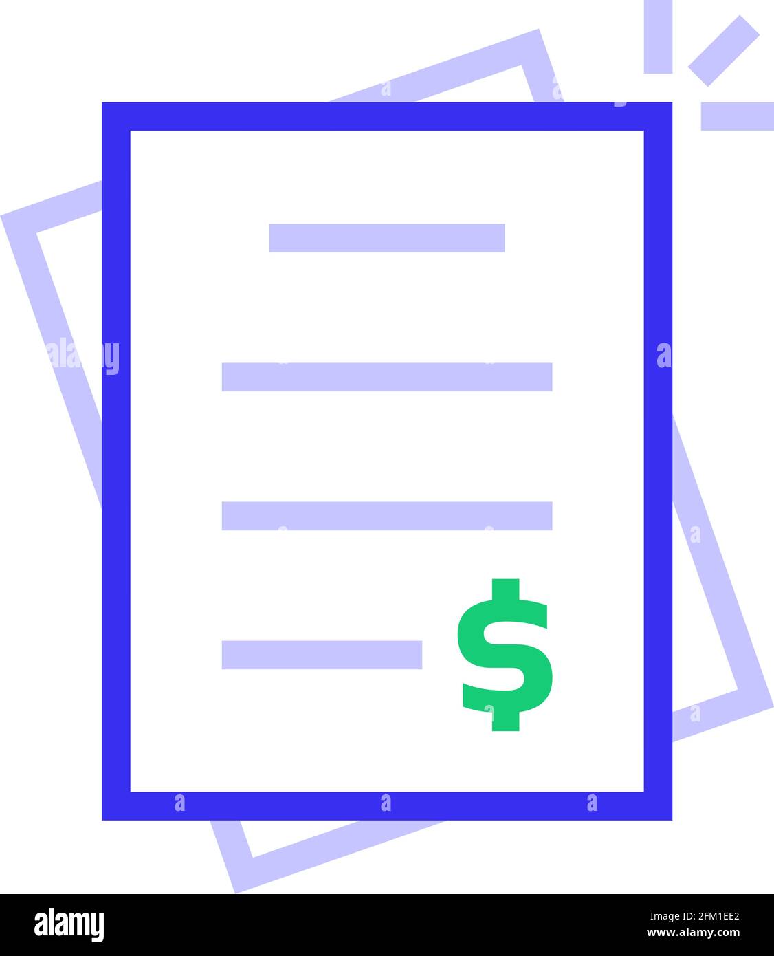 color invoice bill thin line logo Stock Vector Image & Art - Alamy