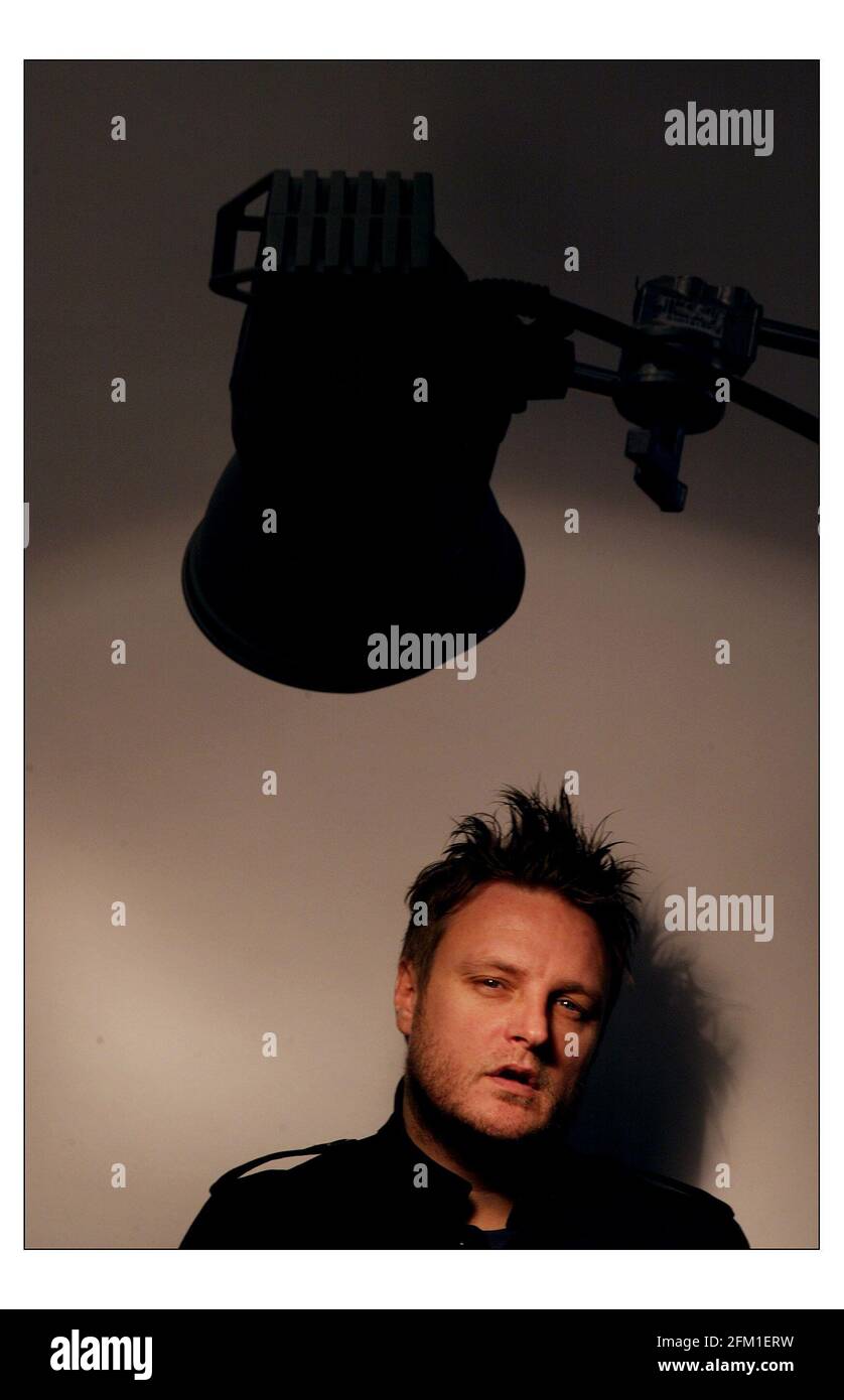 RANKIN the photographer in the offices of Dazed and Confused in London ...