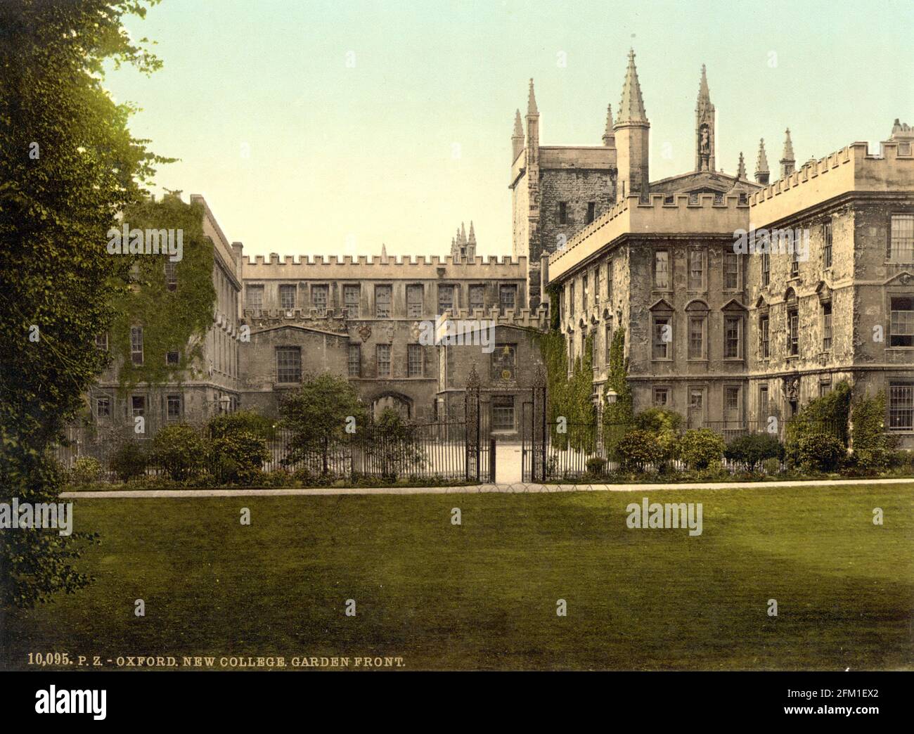 New College, Oxford University circa 1890-1900 Stock Photo - Alamy