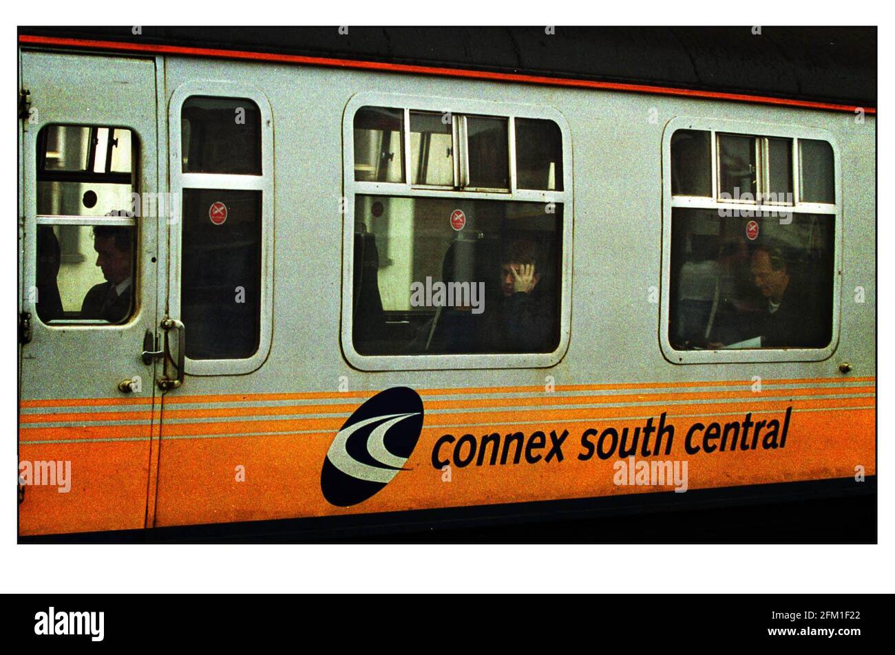 Connex South Central train October 2000through Clapham Junction on the ...