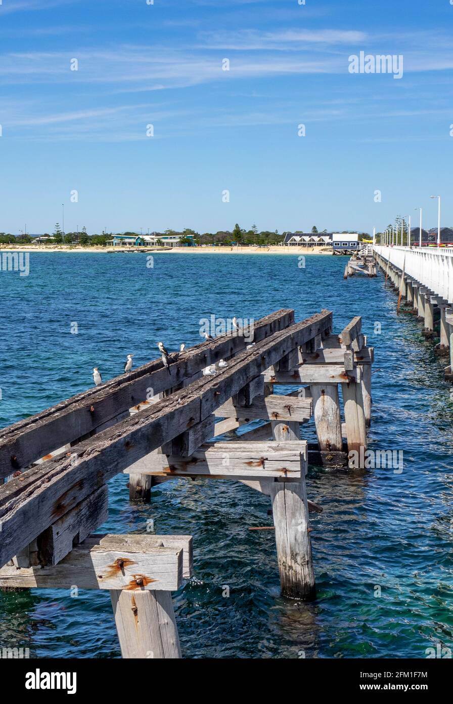 Busselton Jetty the longest timber-piled jetty in the southern ...