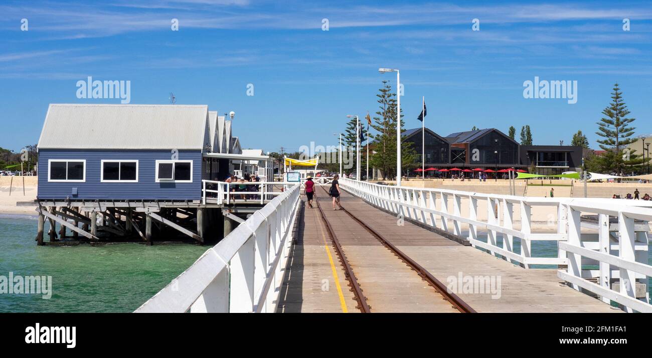 Busselton Jetty the longest timber-piled jetty in the southern ...