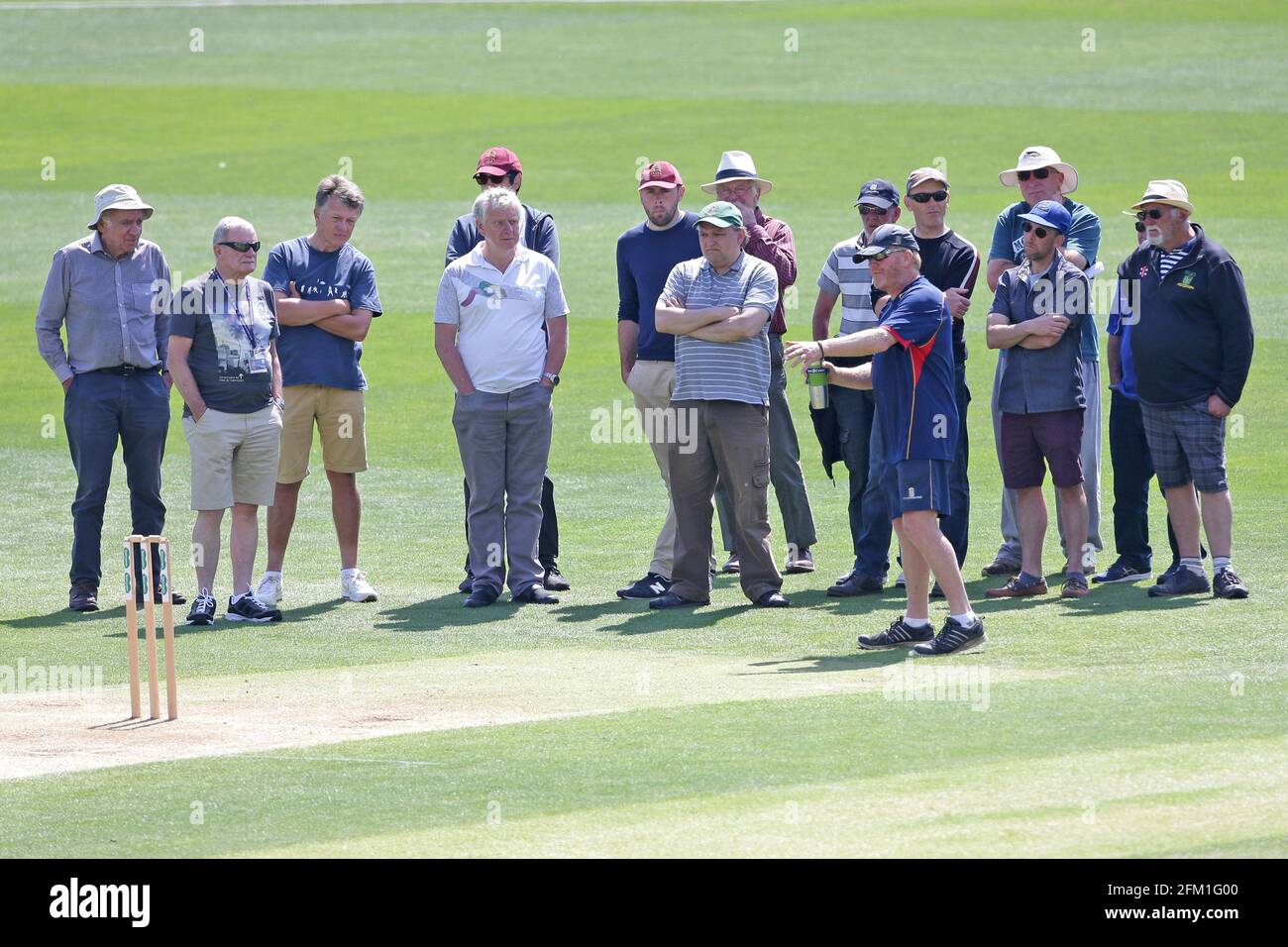 Essex head groudsman Stuart Kerrison takes spectators on a tour of the ...