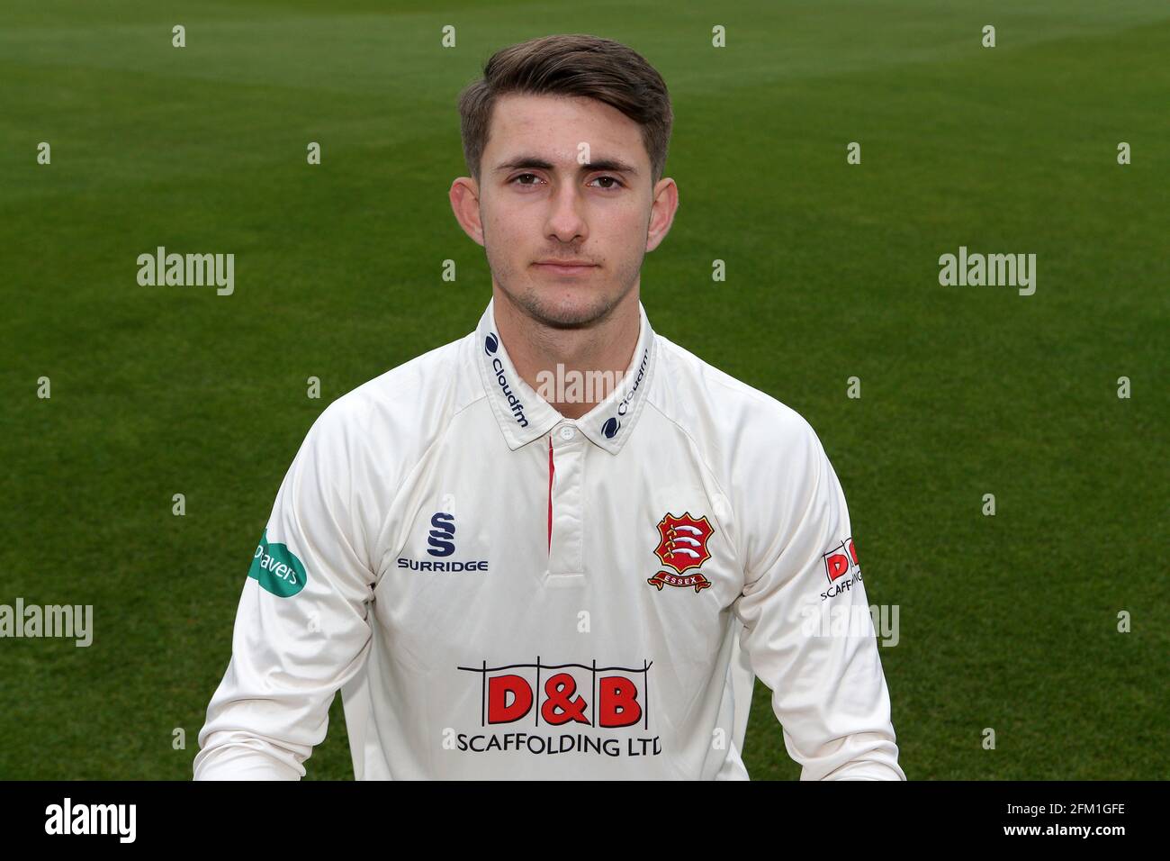 Jack Plom of Essex in County Championship kit during the Essex CCC ...
