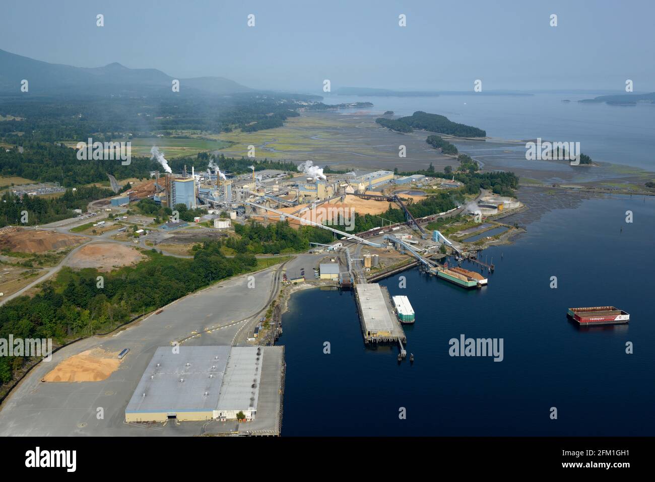 Aerial view catalyst paper mill hi-res stock photography and images - Alamy