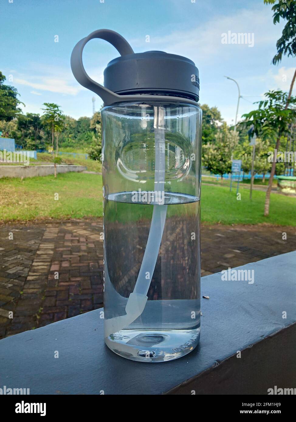 large drinking water bottle filled with water photo Stock Photo - Alamy