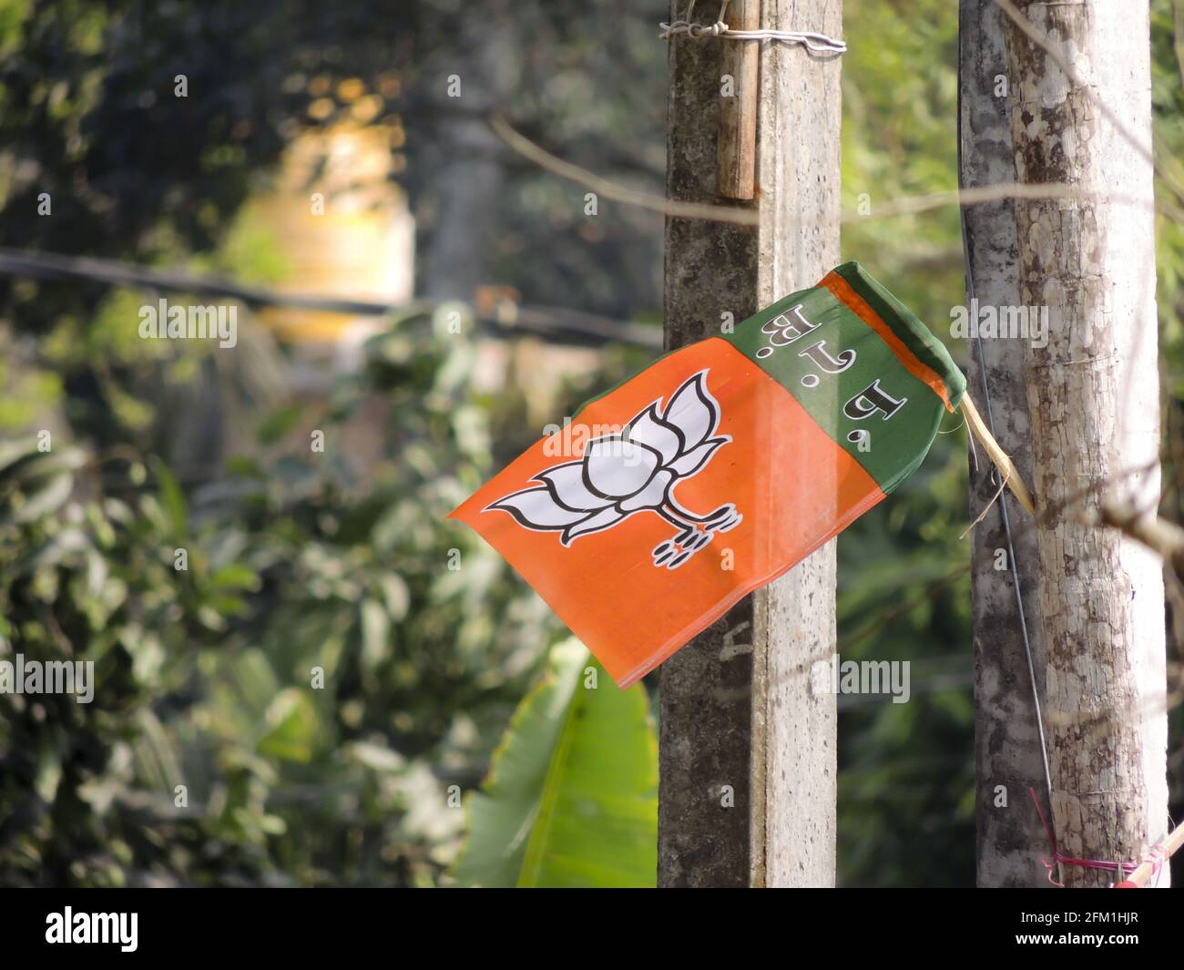 Indian political party flag hi-res stock photography and images - Alamy