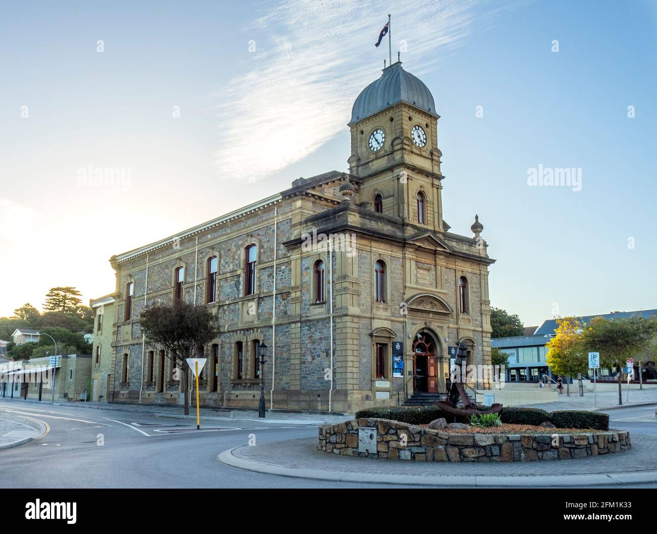Albany Town Hall on York Street Albany Western Australia Stock Photo ...