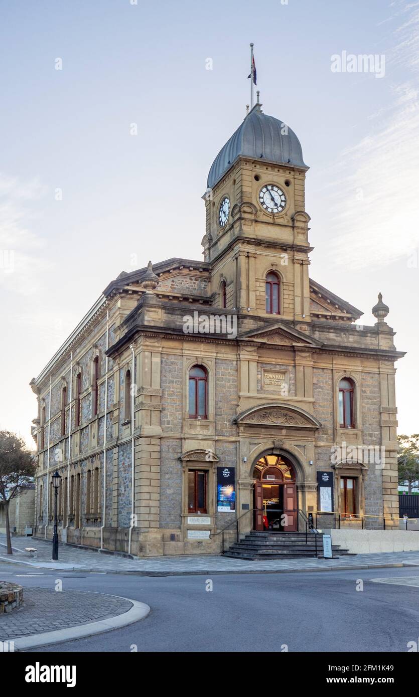 Albany Town Hall on York Street Albany Western Australia Stock Photo ...