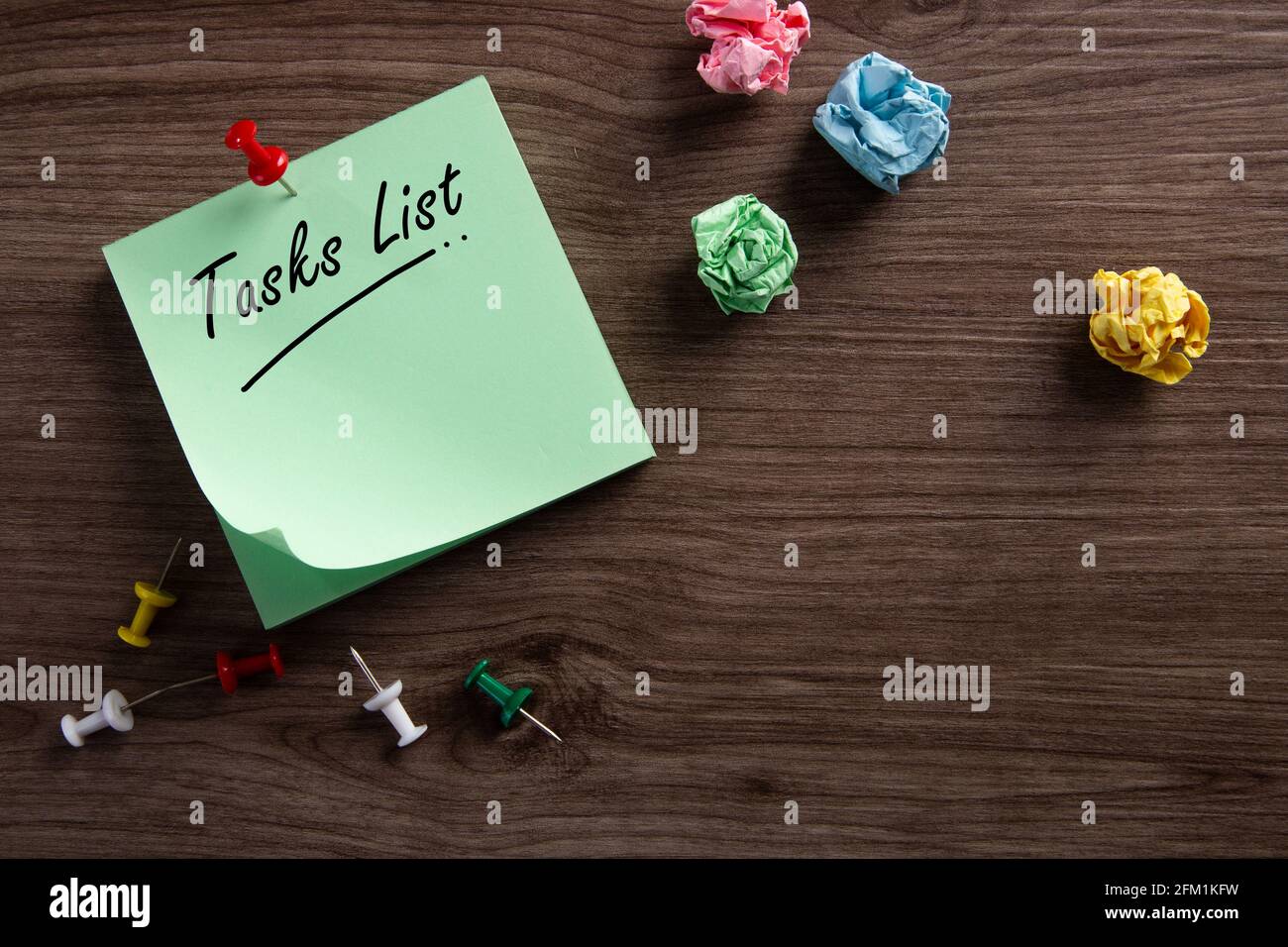 Task List Personal Organizer Management Reminder. Task Concept Stock ...