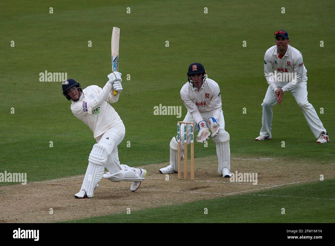 Sam Northeast hits 6 runs for Hampshire during Hampshire CCC vs Essex ...