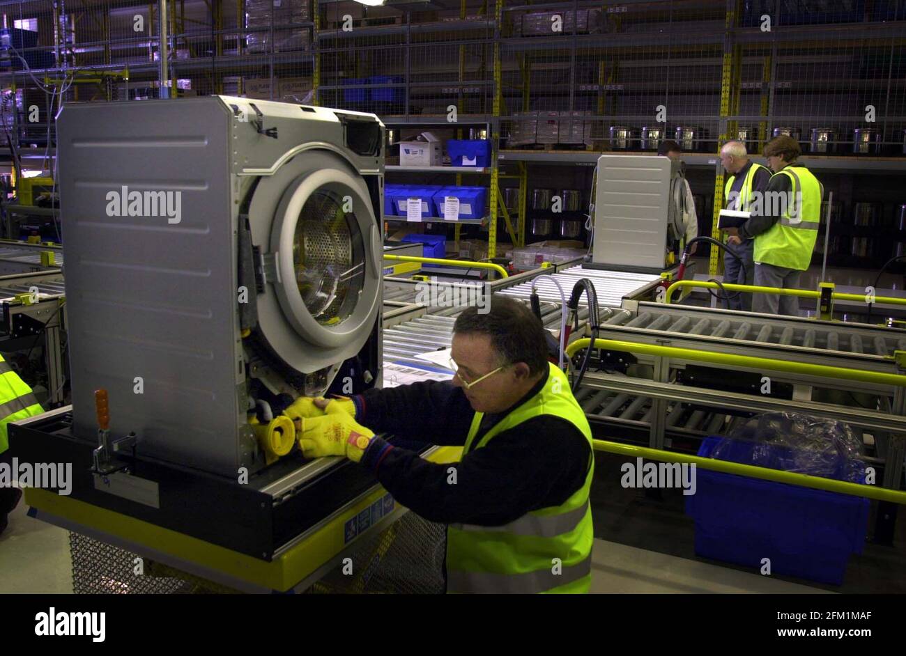 Dyson Washing Machine production line at Malmesbury Stock Photo - Alamy
