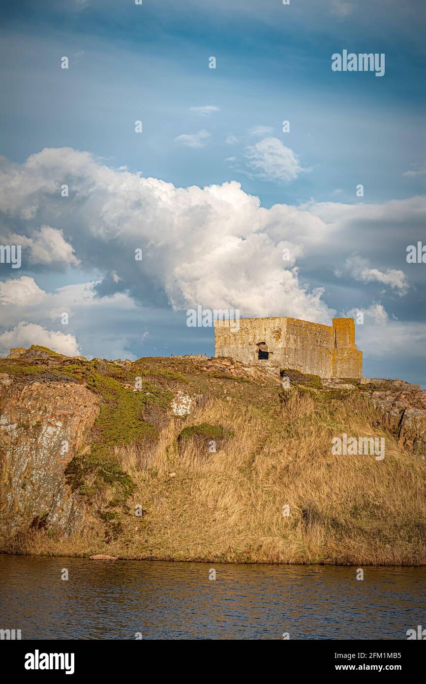 Abandoned old military outpost in Dagshog, Sweden Stock Photo - Alamy