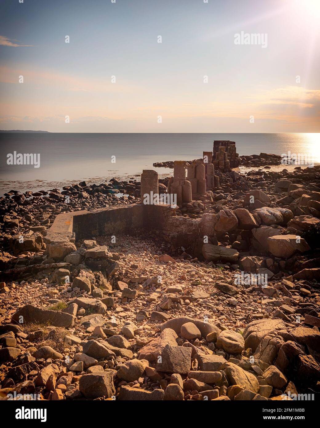 Abandoned old military outpost in Dagshog, Sweden Stock Photo - Alamy