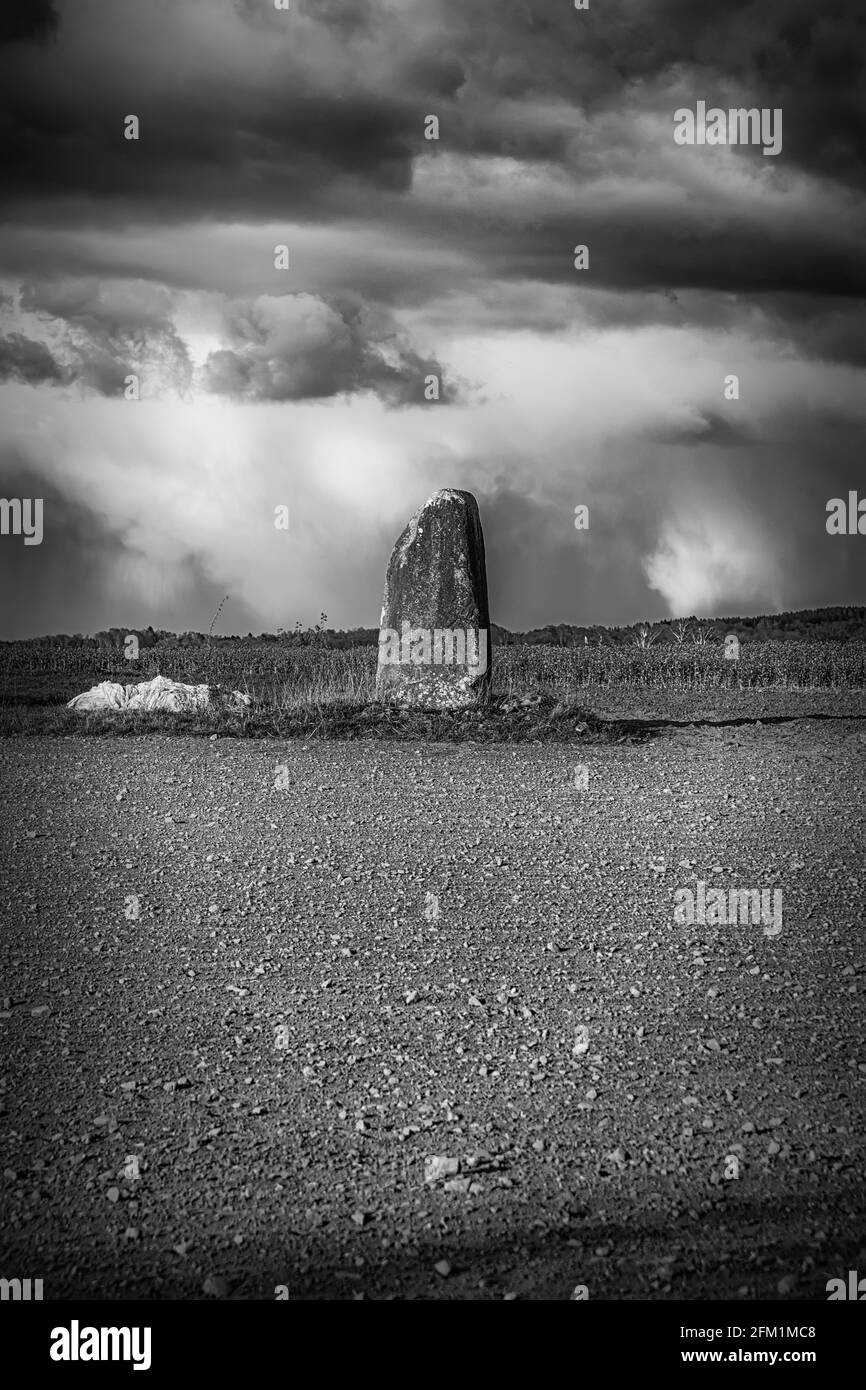 Cultural landscape countryside Black and White Stock Photos & Images ...