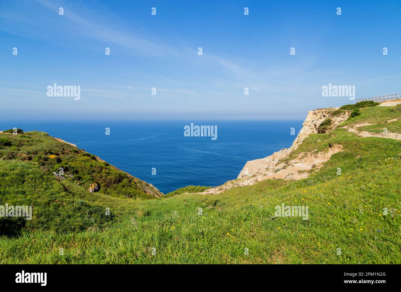 Coast of Arrabida Natural Park in Sesimbra, Portugal Stock Photo - Alamy