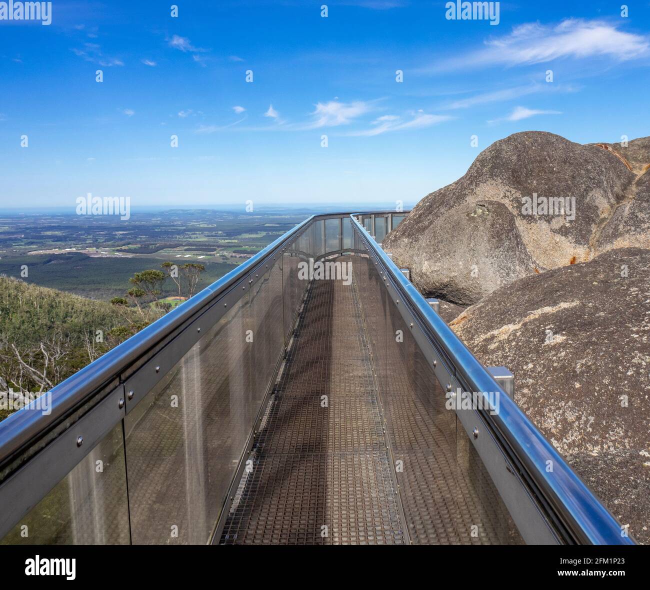 Stainless steel Granite Skywalk at Castle Rock Porongurup National Park ...