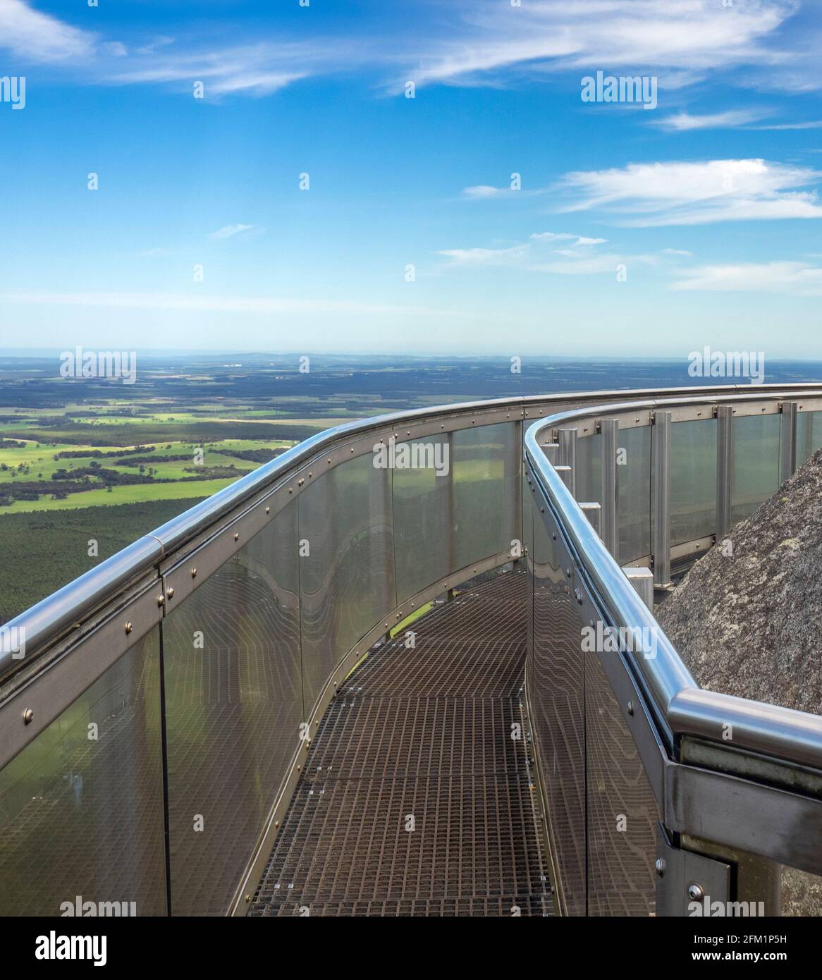 Stainless steel Granite Skywalk at Castle Rock Porongurup National Park ...