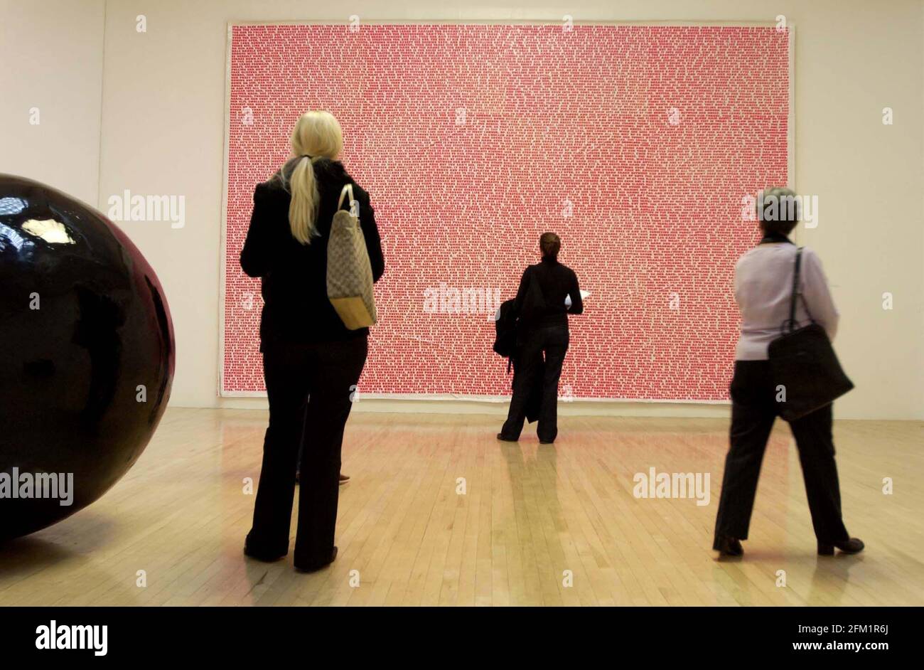 Fiona Banner's work entitled 'Billboard' on show at Tate Britain as one ...