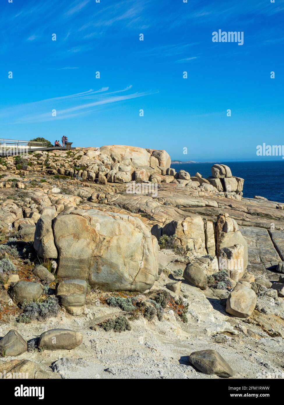 Granite rock formations between The Gap and Natural Bridge in ...