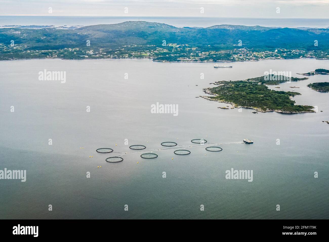 Norway fjord salmon farm hi-res stock photography and images - Alamy