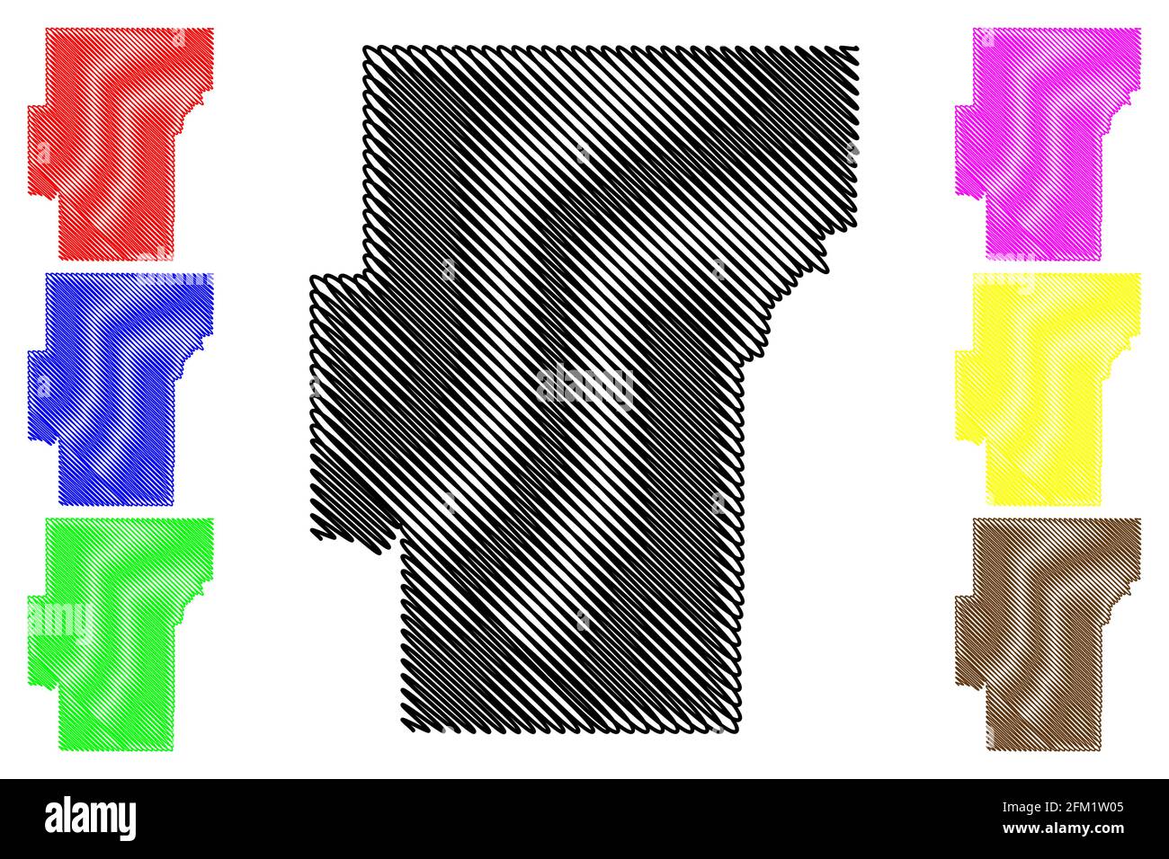 Map of hughes Stock Vector Images - Alamy