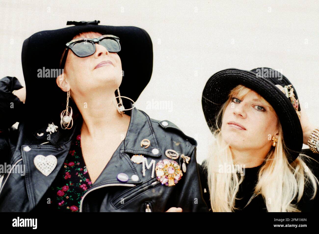 Melissa Brooke Belland and Tracey Bryn of Voice of the Beehive at a ...