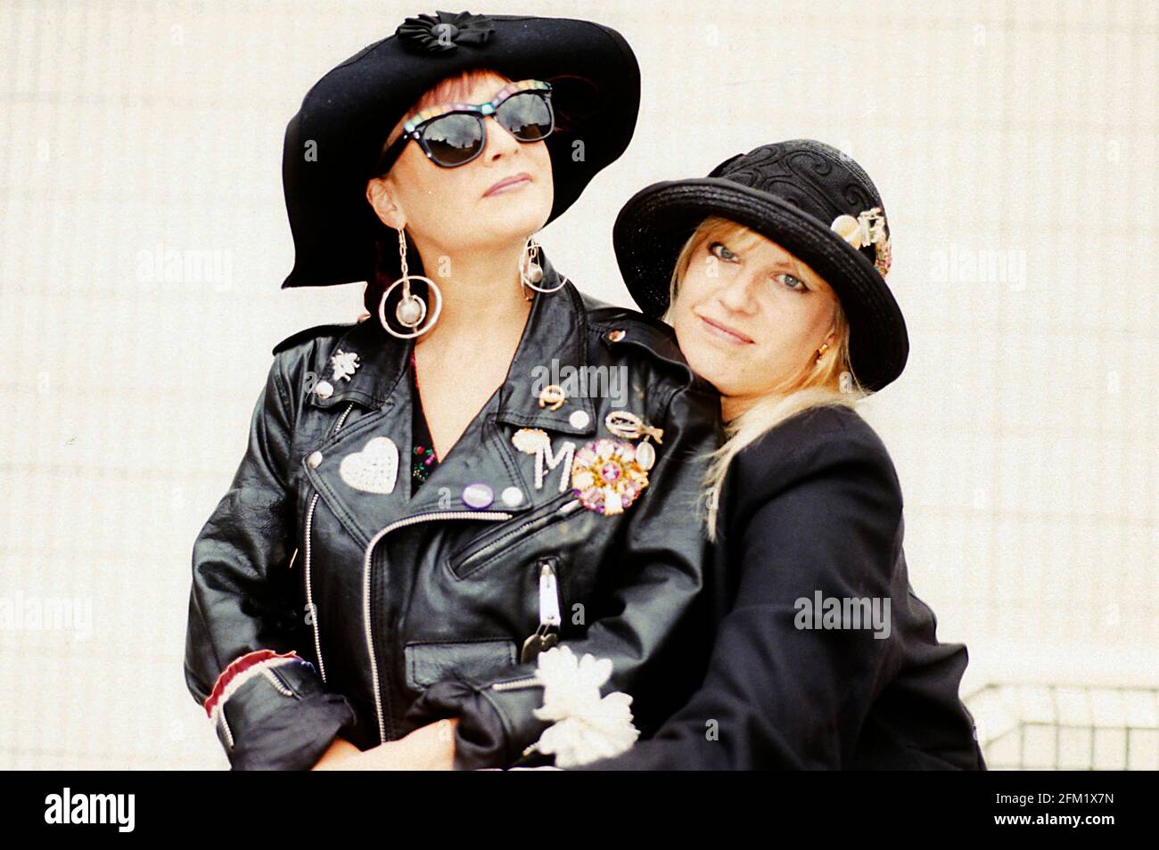 Melissa Brooke Belland and Tracey Bryn of Voice of the Beehive at a ...