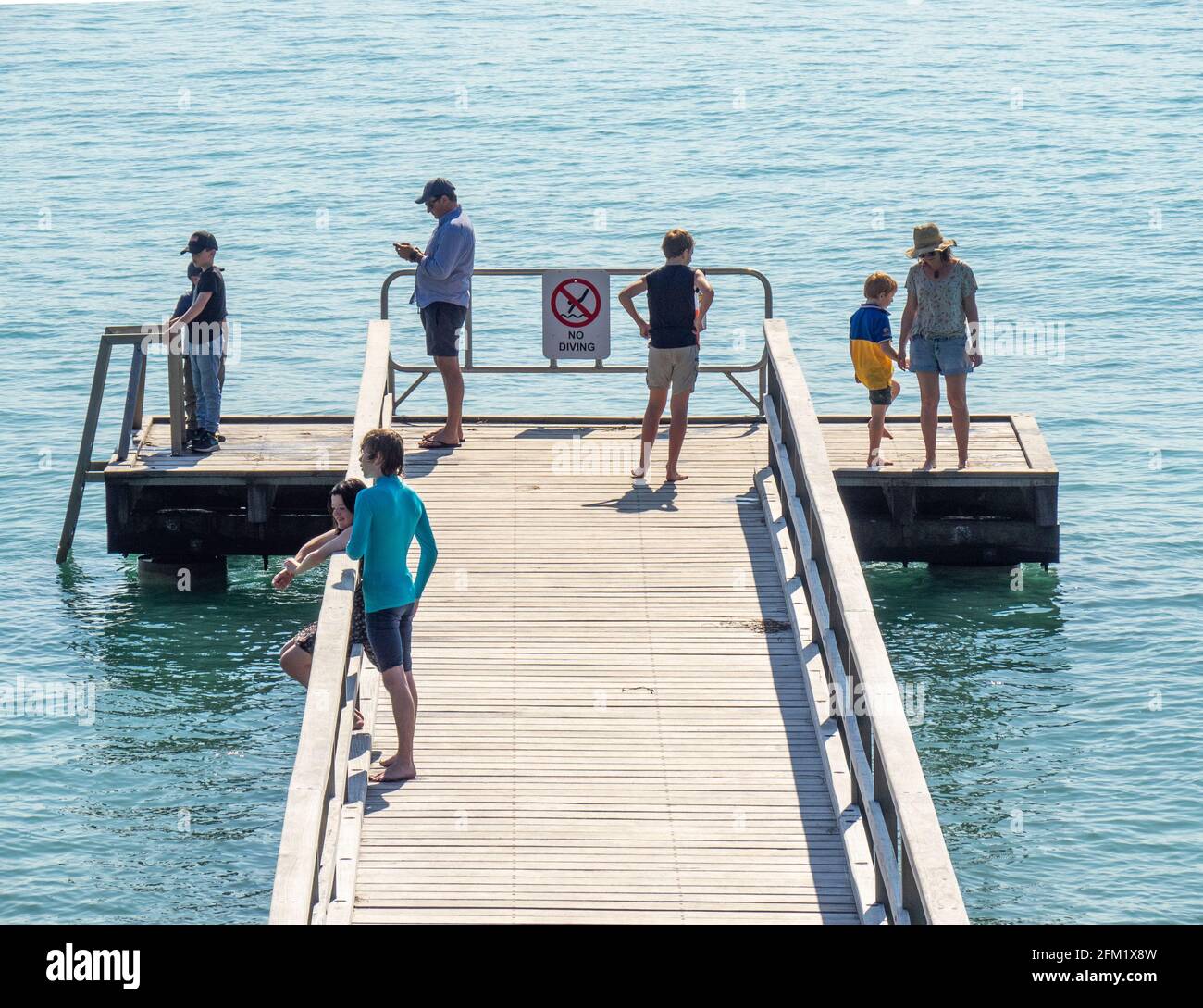 Recreational use on Ellen Cove Jetty also known as Middleton Beach ...