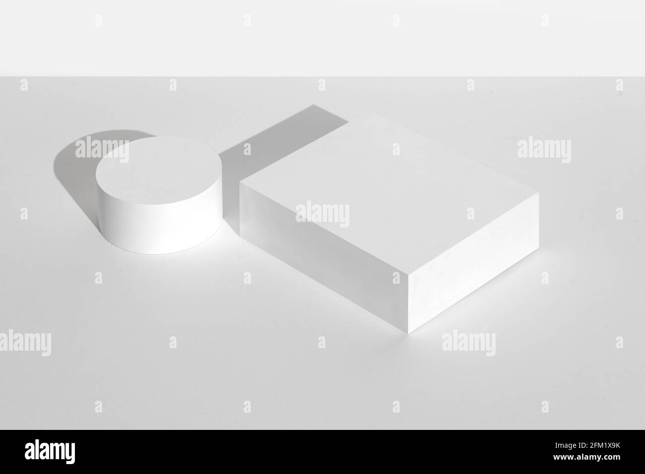 White Product Photography Base Background Mockup Template Stock Photo ...