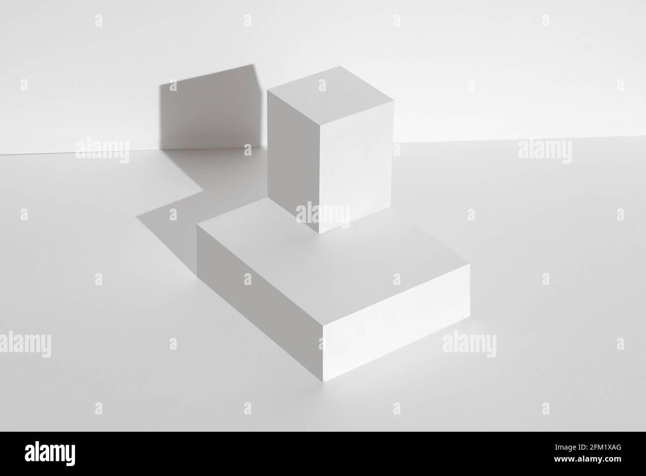 White Product Photography Base Background Mockup Template Stock Photo ...