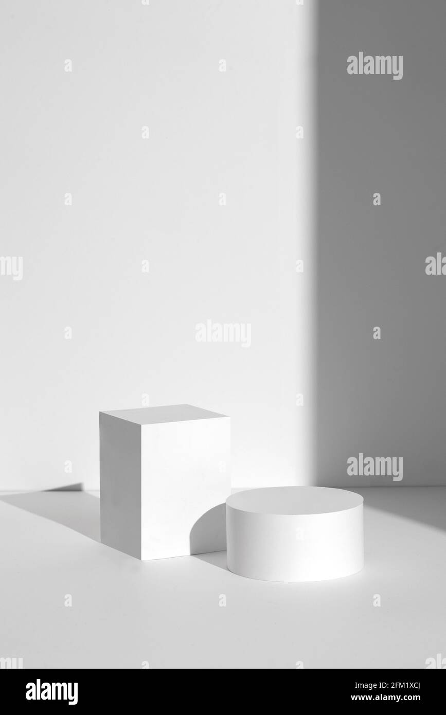 White Product Photography Base Background Mockup Template Stock Photo ...