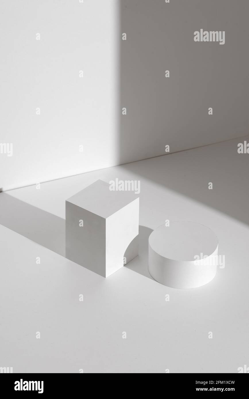 White Product Photography Base Background Mockup Template Stock Photo ...