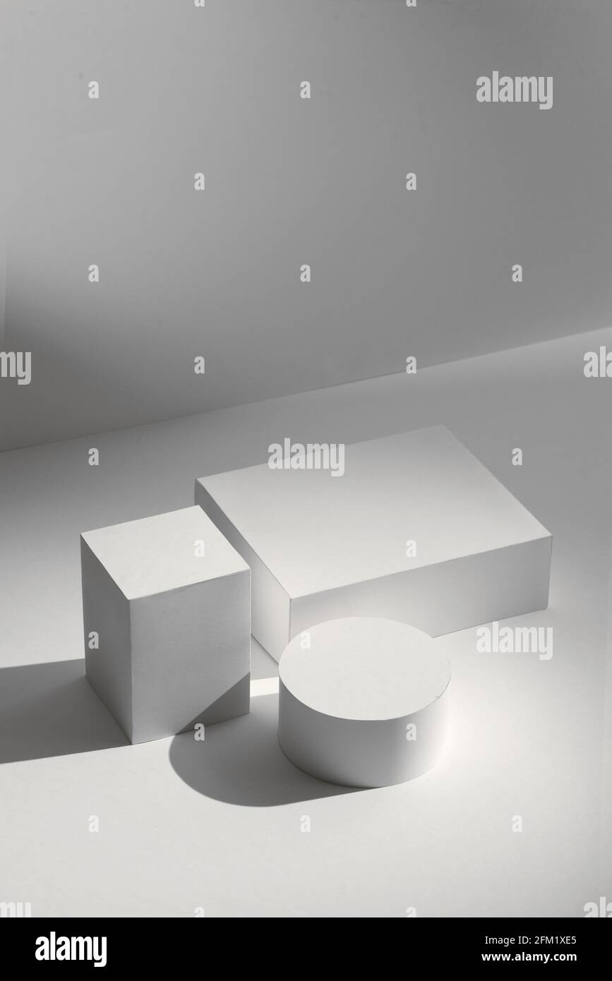 White Product Photography Base Background Mockup Template Stock Photo ...