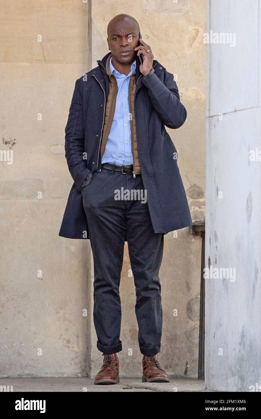 Tory MP and London Mayor candidate Shaun Bailey speaks to the press on ...